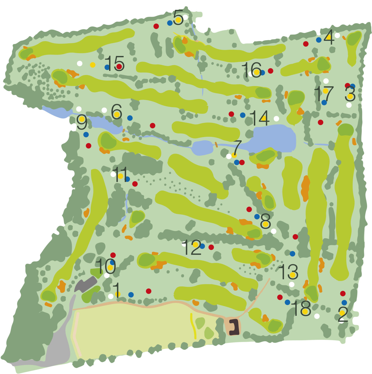Le parcours - Association Golfique Nantes Erdre : le site officiel